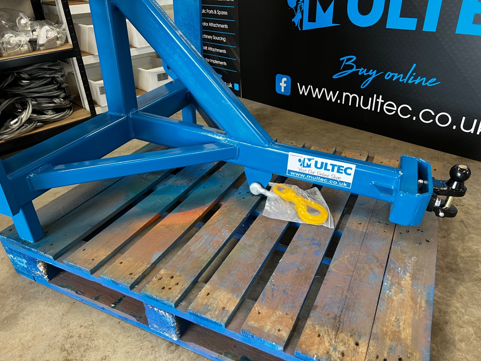 3.5TON Telescopic Handler JiB Hitch & Lifting Attachment (Loader) | eBay UK