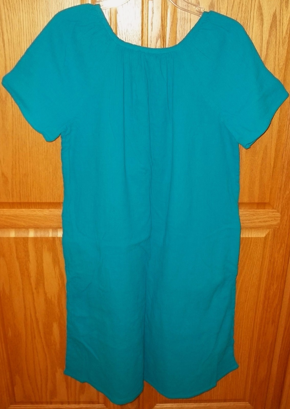 Womens GULF COAST~TURQUOISE COVER UP DRESS~size MEDIUM~NEW~Beach~Casual ...