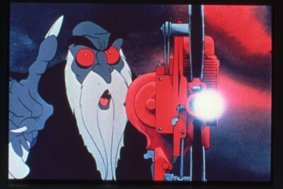 Wizards Animation Blackwolf playing film Vintage Duplicate 35mm ...