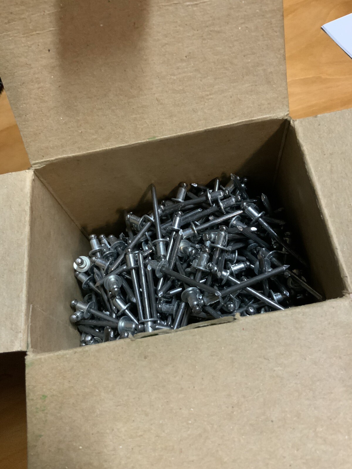 *NEW* MARSON KLIK-FAST BOX OF 500 SB6-2-3/16" DIA BUTTONHEAD RIVET GRIP ...