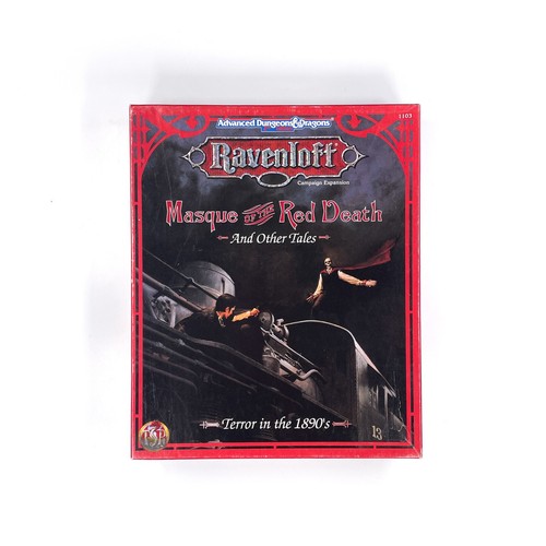 TSR - AD&D - Ravenloft, Masque of the Red Death Boxed Set [NM] 1103 ...