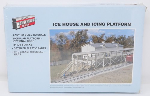 Walthers Cornerstone 933-3049, Ice House and Icing Platform Kit, Sealed ...