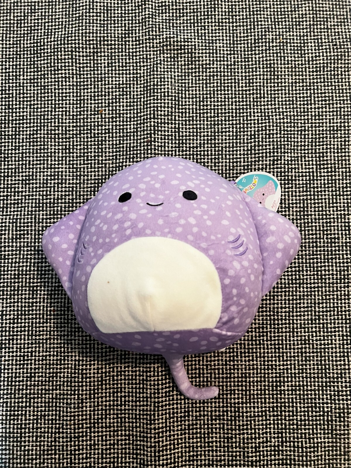 Squishmallow 8 in. with Tag, Aziza the Purple Stingray with Dots | eBay