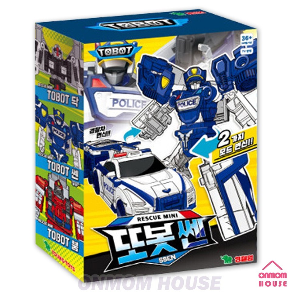 Tobot Mini Rescue DOC SSEN BOOM SET Transformer Car Robot Korean 2023 ...