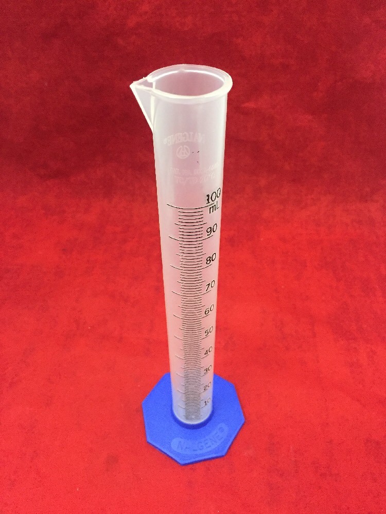 NEW LOT OF 2 THERMO SCIENTIFIC Nalgene Graduated Cylinder PP 100ml 3662 ...