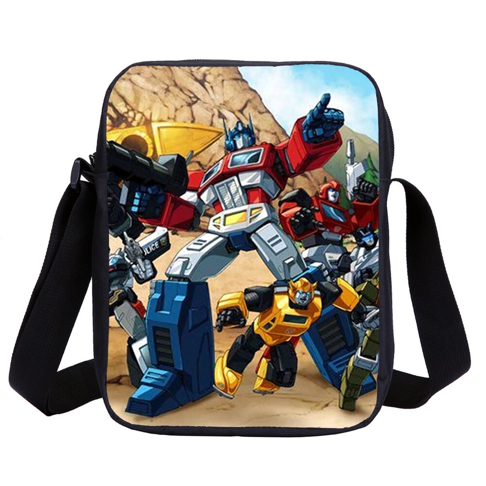 Transformers G1 Retro School Backpack Insulated Lunch Bag Pen Case ...