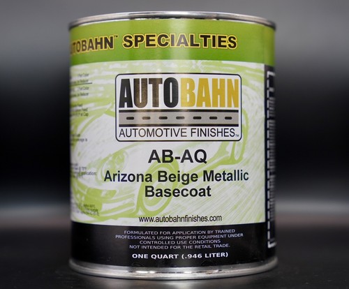 Autobahn Arizona Beige Metallic Basecoat Auto Paint AB-AQ QUART Size ...