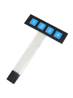 4-Key Matrix Membrane Switch 1x4 (1pcs) | eBay