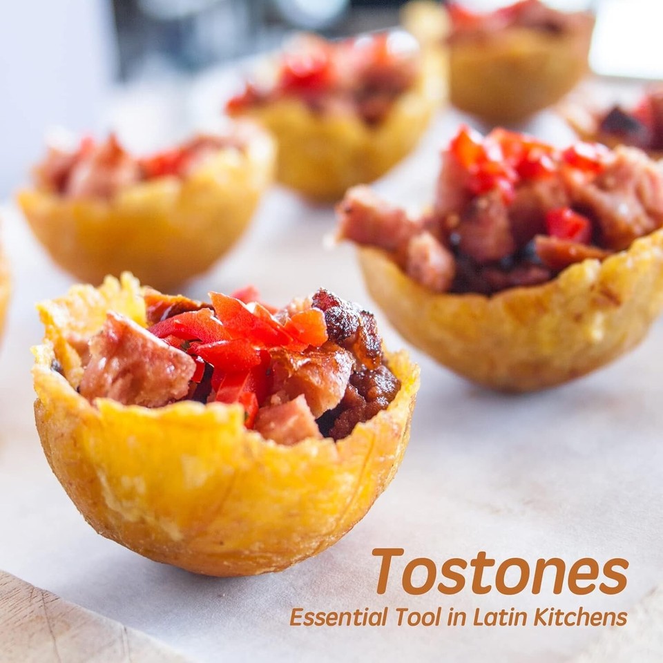 Plantain Masher | Wooden Toston Maker for Stuffing Tostones for ...