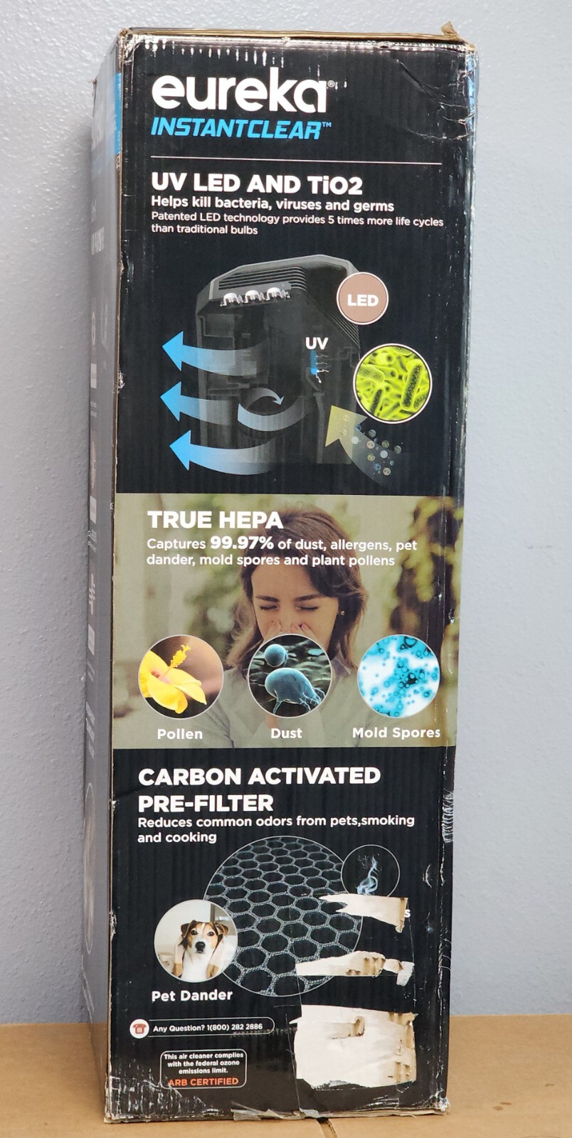 Eureka NEA120 Air Purifier - Black for sale online | eBay