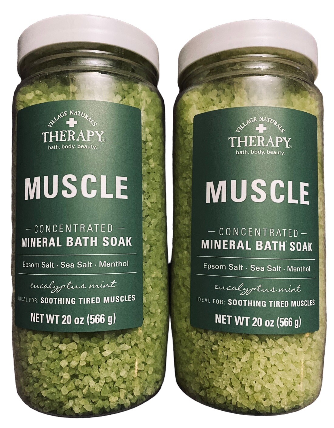 Village Naturals Therapy Aches + Pains Muscle Mineral Bath Soak 20 ...