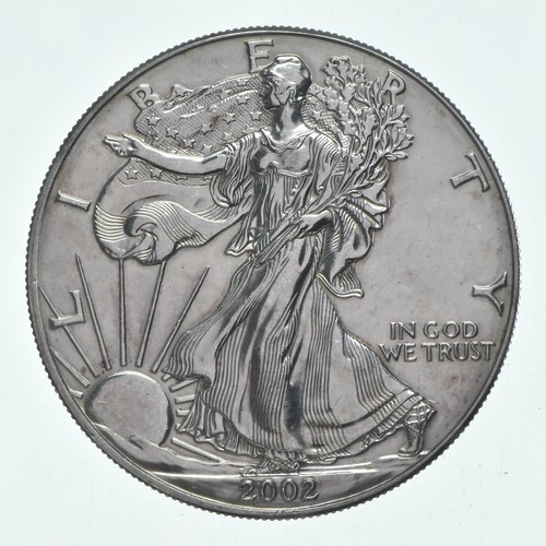 Better Date 2002 American Silver Eagle 1 Troy Oz .999 Fine Silver *711 ...