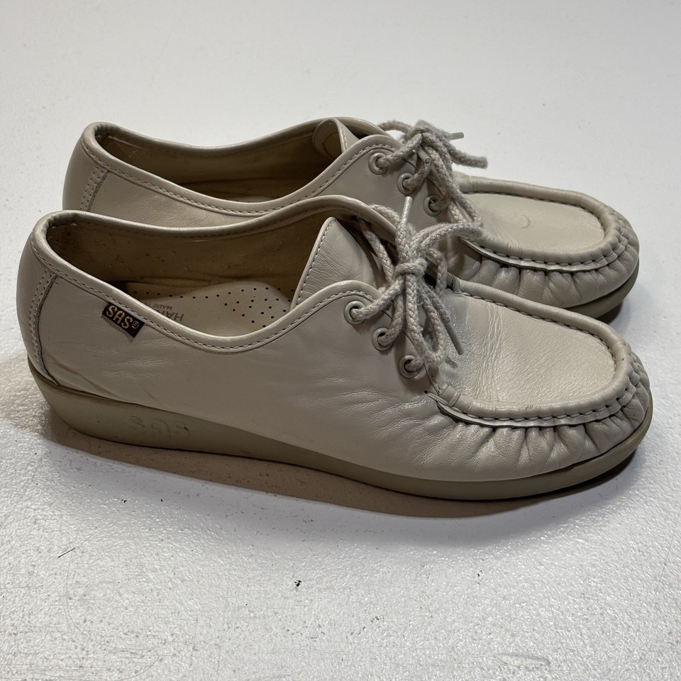 SAS Siesta Shoes Womens Size 8 Comfort Walking Leather | eBay
