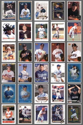 Lot Of (30) Signed Baseball Cards MLB/MILB RC Rookie Auto AU Autograph ...
