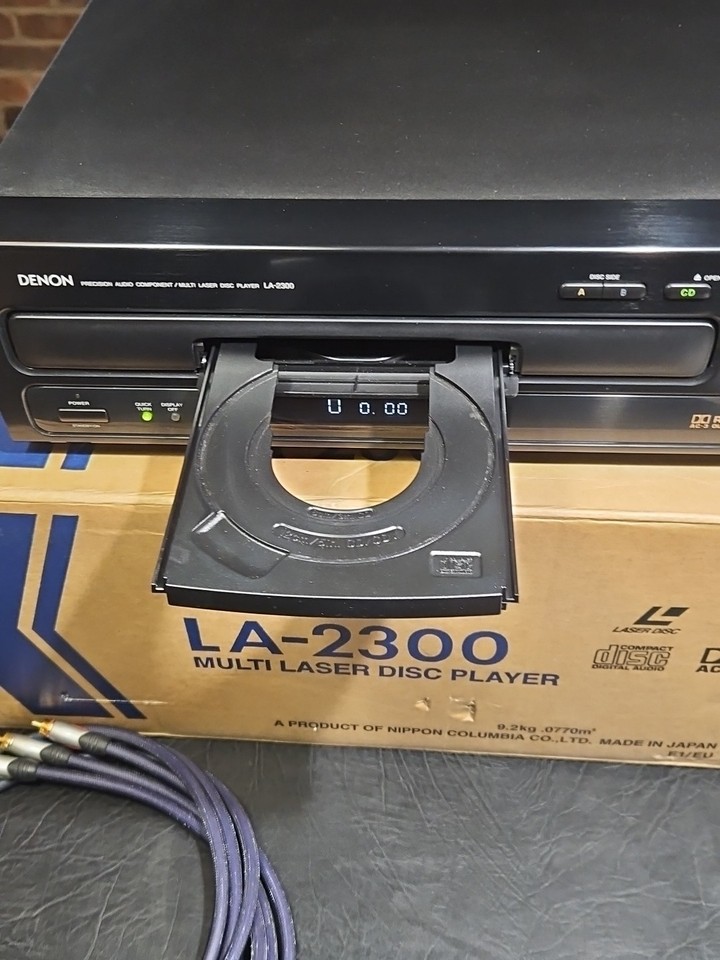 **SEE VIDEO** Denon LA-2300 Laserdisc Player With Remote | eBay