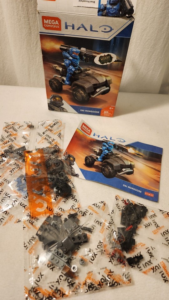 Mega Construx Bloks HALO Oni Mongoose With Rocket Launcher | eBay