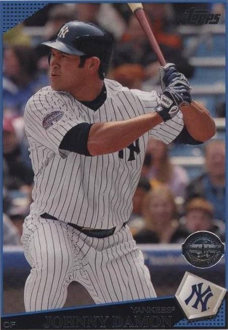 2009 Topps New York Yankees - Johnny Damon #NYY11 Yankee Stadium Stamp ...