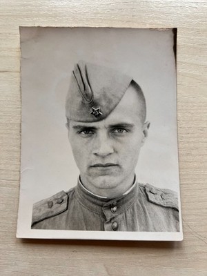 1960 Millitary Soviet Army Soldier Portrait Vintage photo Old photo | eBay