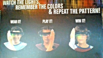 WEARABLE Simon Optix Game - HEADSET - REPEAT THE PATTERN - COLORS ...