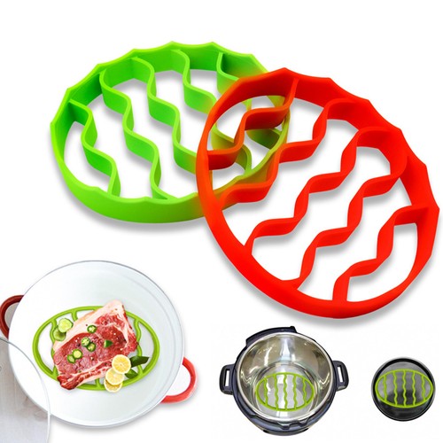 Oval Nonstick Silicone Roast Rack Trivet Healthy Cooking Roasting Air ...