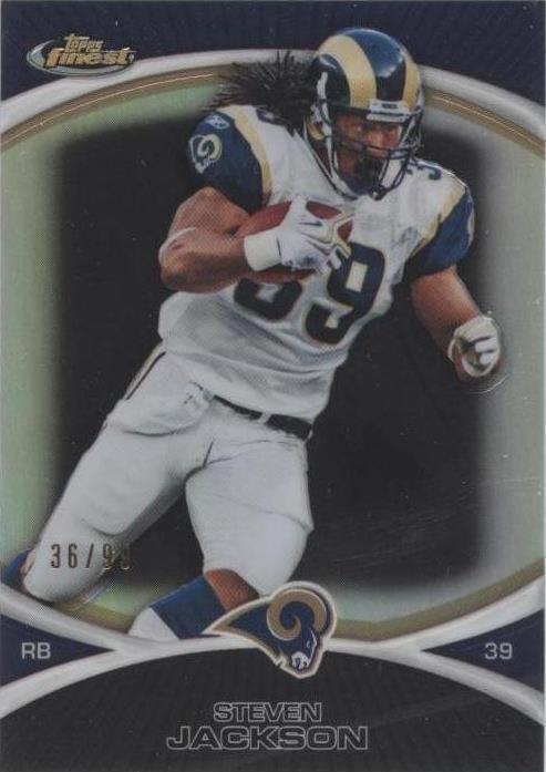 2010 Topps Finest - Steven Jackson #12 Black Refractor /99 for sale ...
