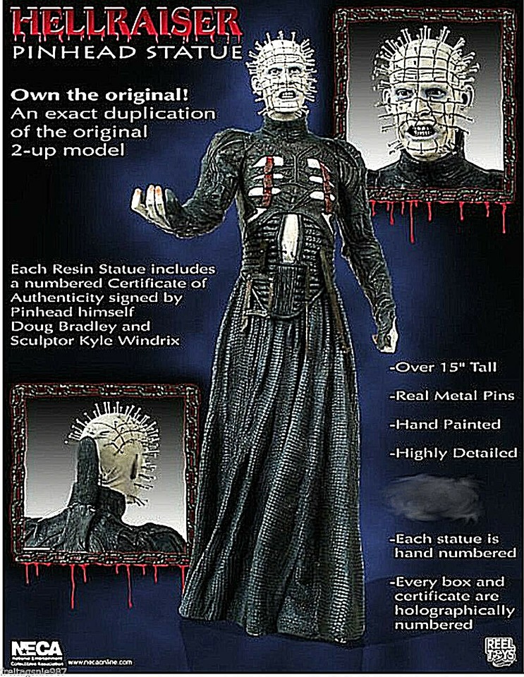 Hellraiser Pinhead Resin Statue 38Cm Ltd Ed 1500 NECA 634482330005| eBay