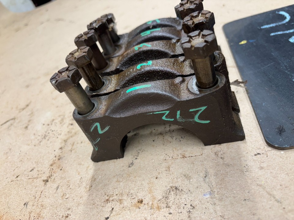 1956 1957 1958 FORD Y BLOCK ENGINE CRANKSHAFT MAIN CAPS 272 292 312 ...