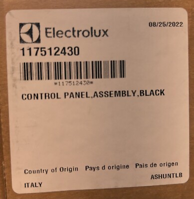 117512430 Unused Frigidaire Electrolux OEM Dishwasher Control Panel ...