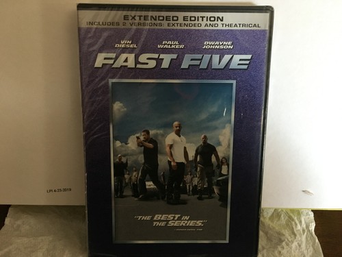 Fast Five (EXtended Edition DVD, Rated/Unrated Extended Version ...