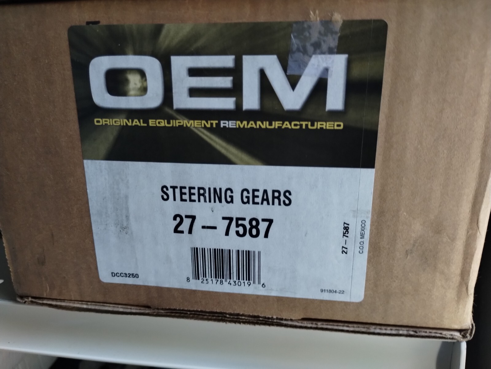 OEM Reman Steering Gear 27-7587 Fits Chevy GMC Suburban Silverado Tahoe ...