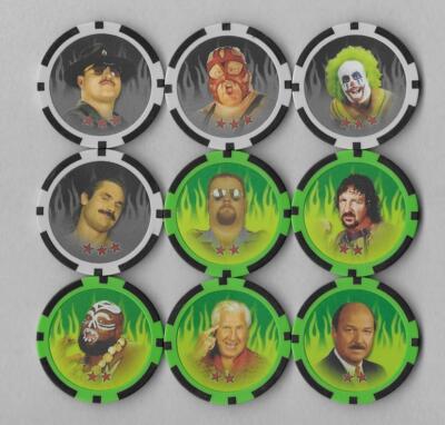 WWE Topps Power Chipz 2011 Legends Lot of 9 Set B | eBay