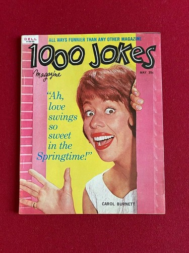 1963, Carol Burnett, "1000 JOKES" Magazine (No Label) Scarce / Vintage ...