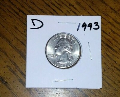 1993 - D Mint - Washington Quarter + Protective coin flip! | eBay