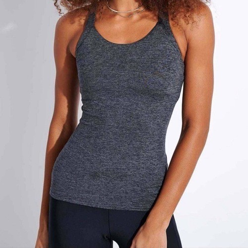 Alo Alosoft Complete Tank - Dark Heather Grey Small Small | eBay