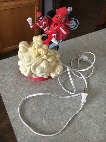Mighty Morphin Power Rangers Red Ranger Lamp Tested Works No Shade | eBay