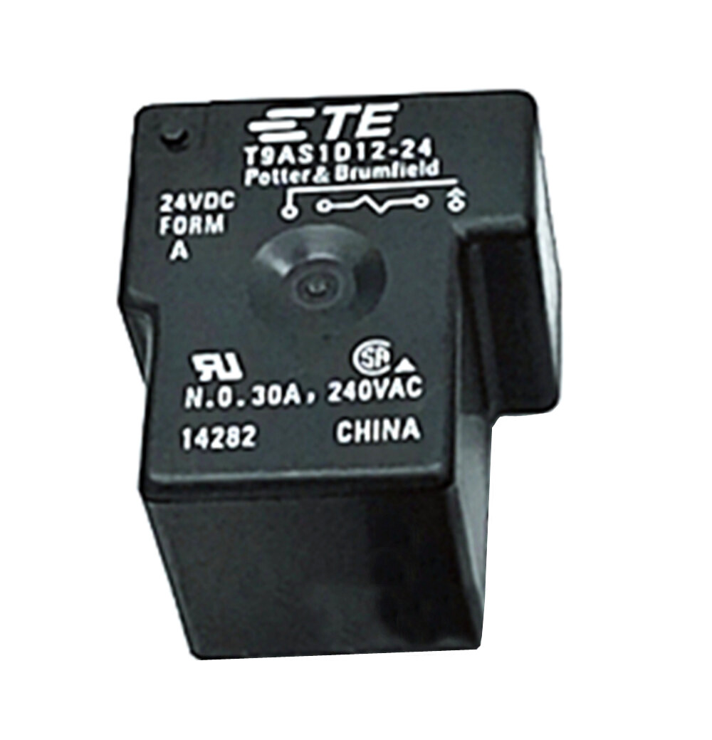 1PC TE T9AS1D12-24 24VDC Potter & Brumfield Power Relay 30A 240VDC 4 ...