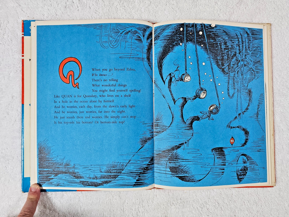 1955 Dr. Seuss “On Beyond Zebra!” Early 1st Edition HC w/ DJ VG ...