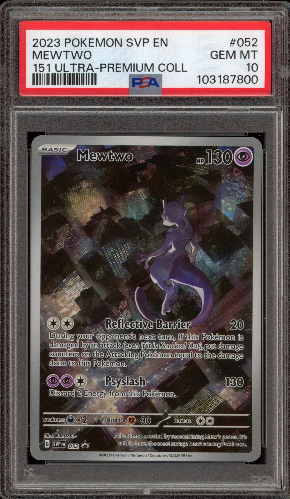 Mewtwo 2023 Scarlet & Violet: Black Star Promo #SVP052 151 Ultra ...