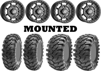 Kit 4 Maxxis MU511/MU521 Tires 29x9-14/29x11-14 on Sedona Rift Black ...