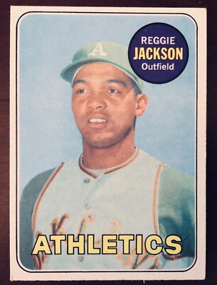 1969 Topps Reggie Jackson Rookie Year EX/NM+ | eBay