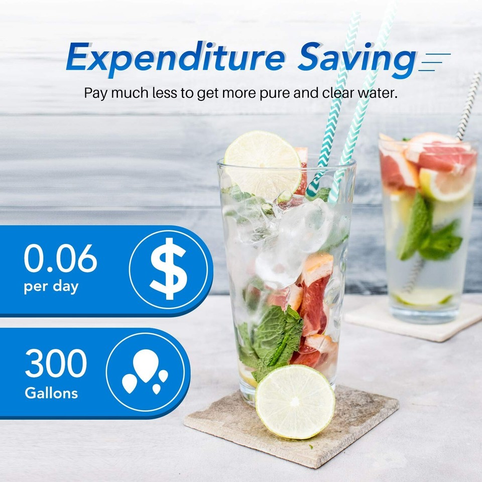 4 Pack Fit For LG LSXS26366S LSXS26326S LT800P ADQ73613401 Water Filter ...