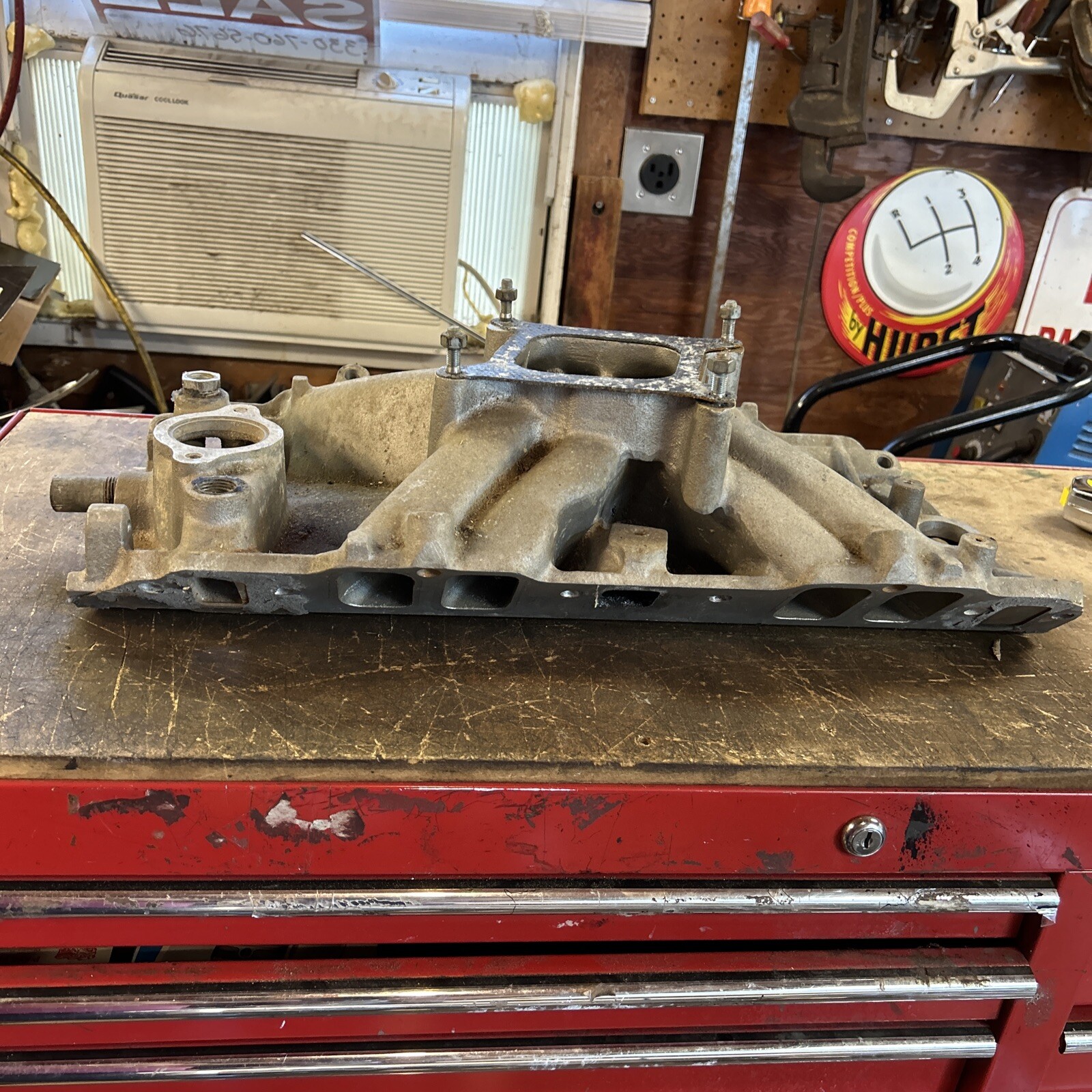 Edelbrock 2745 Torker 2r Big Block Chevy Square Port Intake Manifold ...