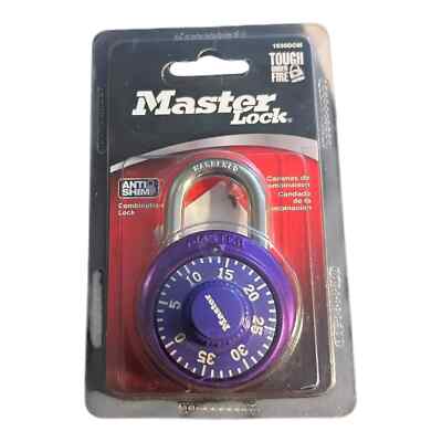 Master Lock 1530DCM Purple Locker School Combination Padlock 1 Pack | eBay