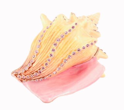 Conch Shell By Ciel Collectables. Hand Crafted with Swarovski Crystals ...