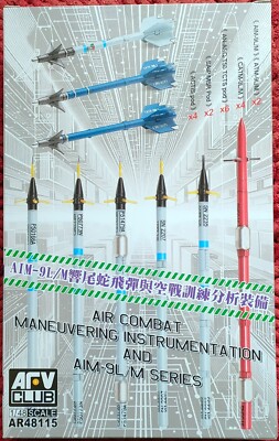 AFV CLUB 1/48 AIR Combat Maneuvering Instrumentation & AIM-9L/M Series | eBay