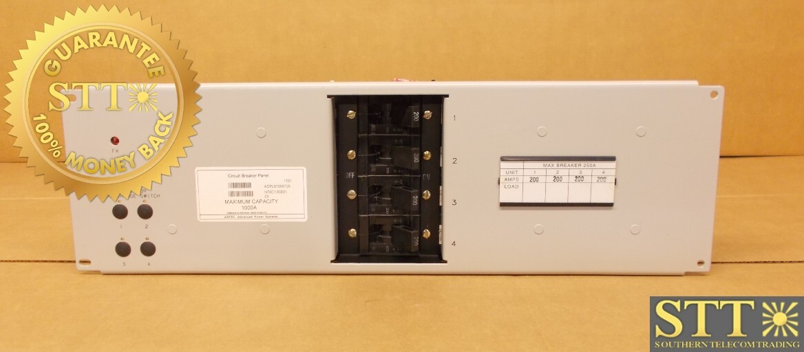 NT6C12EE61 ASTEC HELIOS CIRCUIT BREAKER PANEL 48 V DC 1000A 23" MOUNT ...