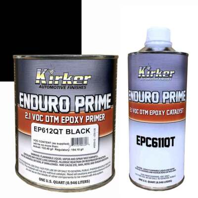 Kirker Enduro Prime Epoxy Primer Black EP612QT | 1 qt | Kirker ...