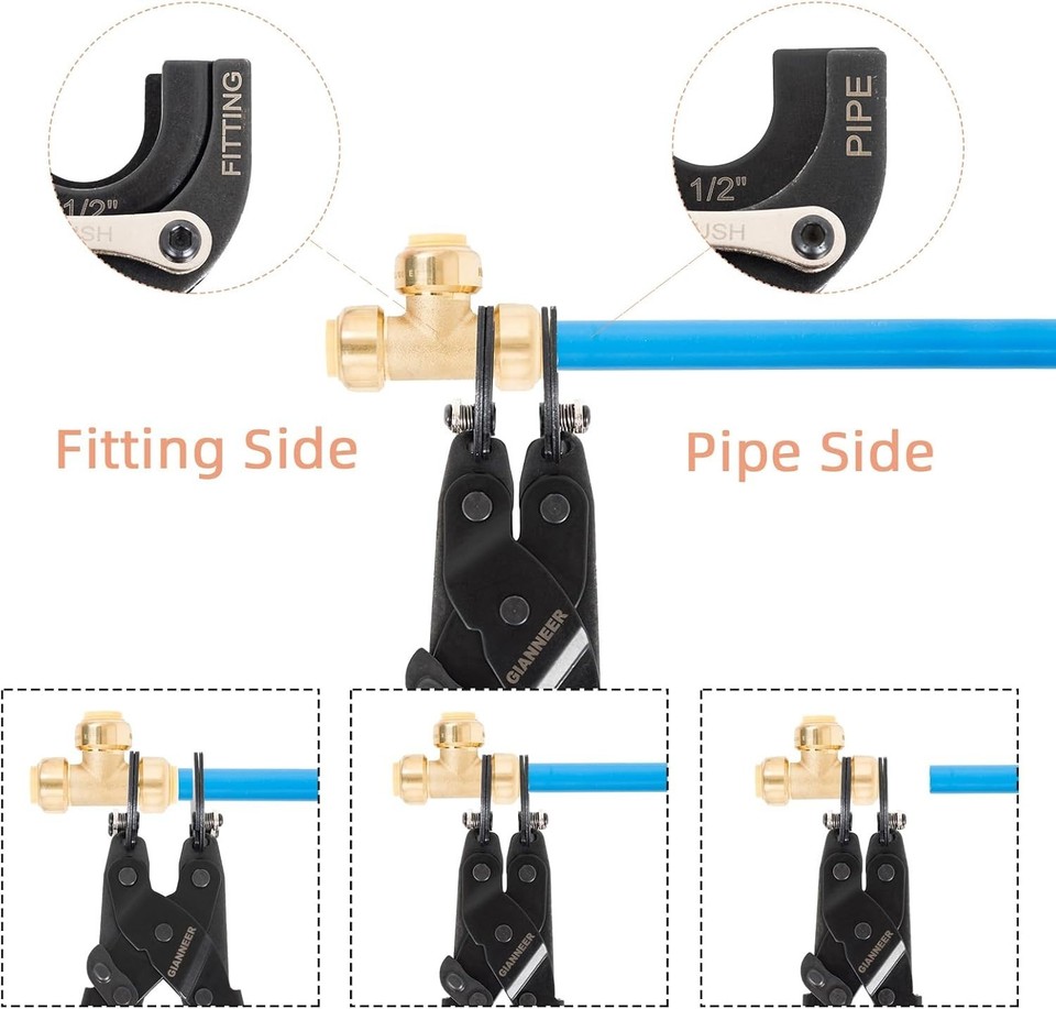 Push To Connect Fittings Air Line Disconnect Tool Kit Push Fitting ...