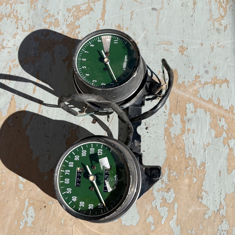 Vintage Honda 750 Speed, Speedometer And Tachometer With Bracket | eBay