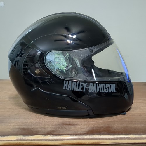 Harley Davidson HD-M1V Modular Full Face Motorcycle Helmet Black Size ...
